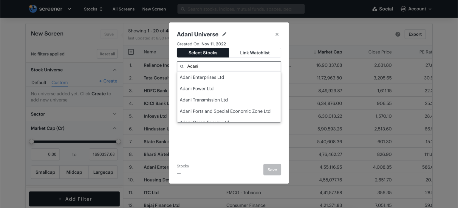How To Use Tickertape Stock Screener To Discover Stocks? - A Complete ...