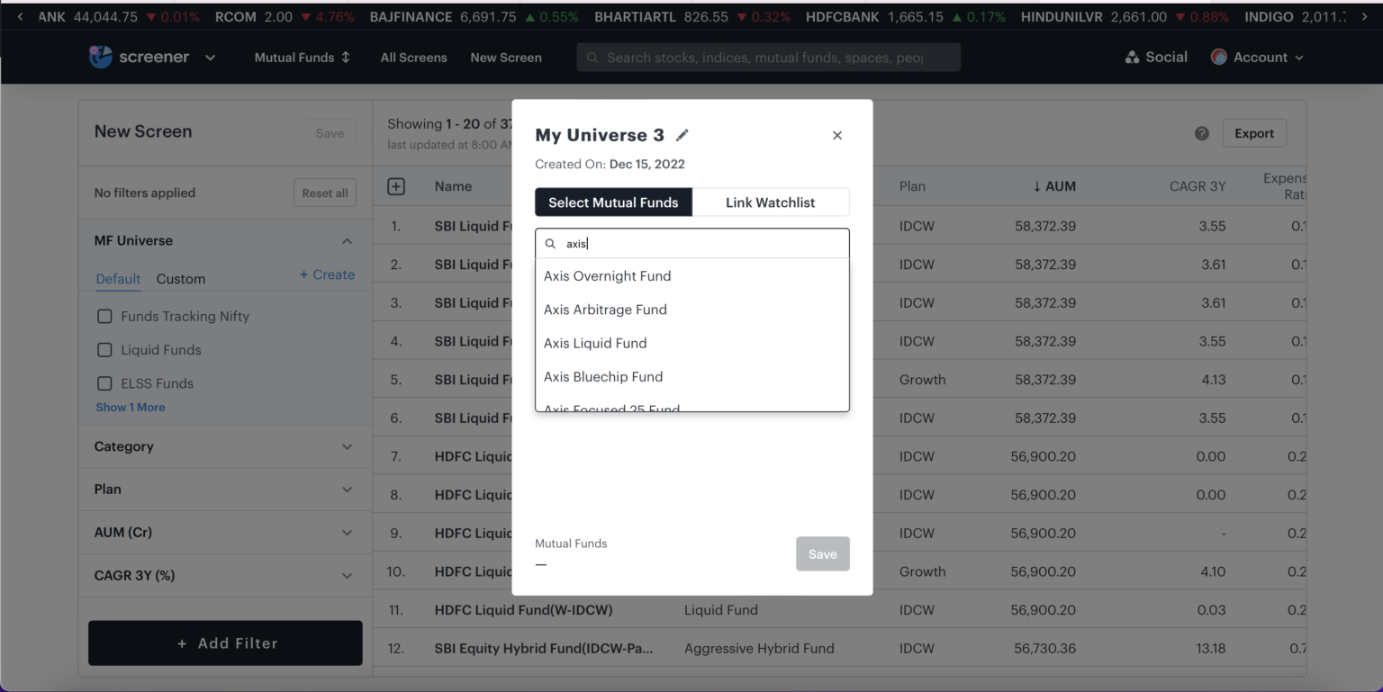 How To Use Tickertape Mutual Fund Screener To Pick the Best Fund ...