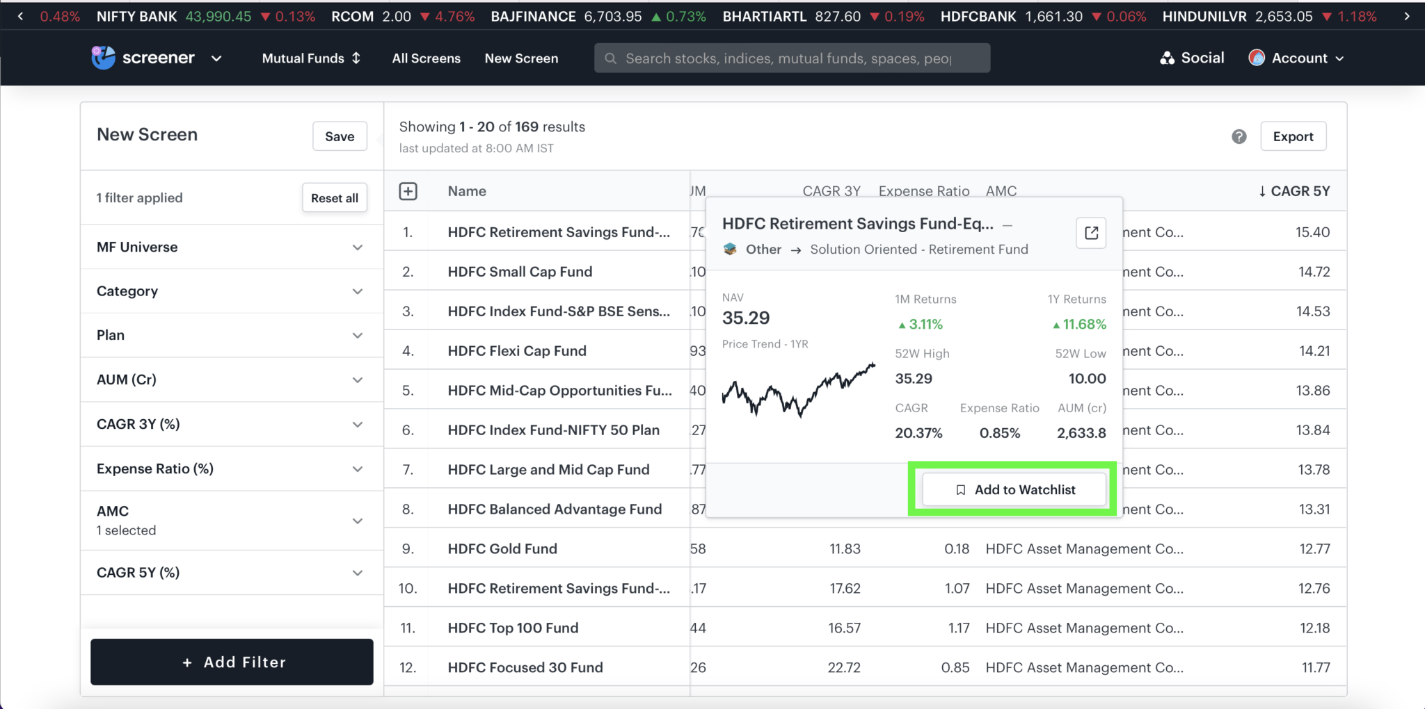 How To Use Tickertape Mutual Fund Screener To Pick the Best Fund ...