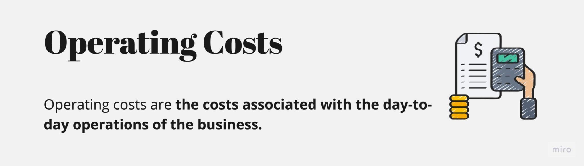 Operating Costs Meaning Calculation Components And Examples