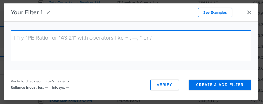 Custom Filters - Learn by Tickertape Learn by Tickertape